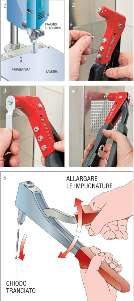 Rivettare in modo preciso | Guida passo-passo con illustrazioni ...