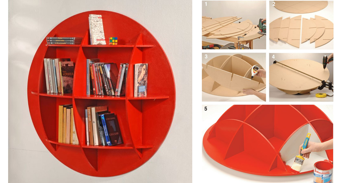 Libreria rotonda fai da te | Bricoportale