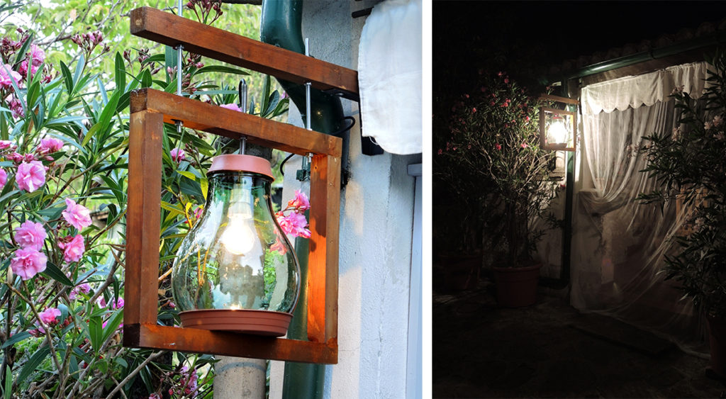 Applique rustica con damigiana | Bricoportale