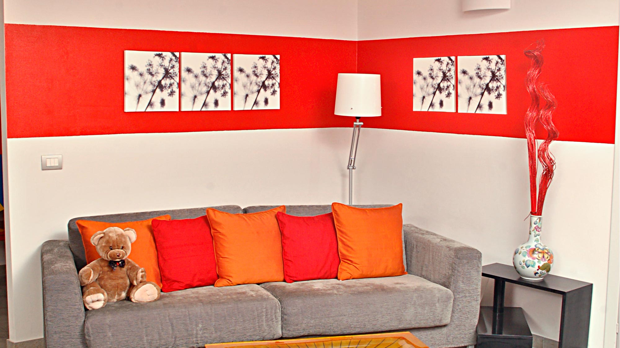 Parete decorata fai da te | Realizzazione con applicatore mohair ...