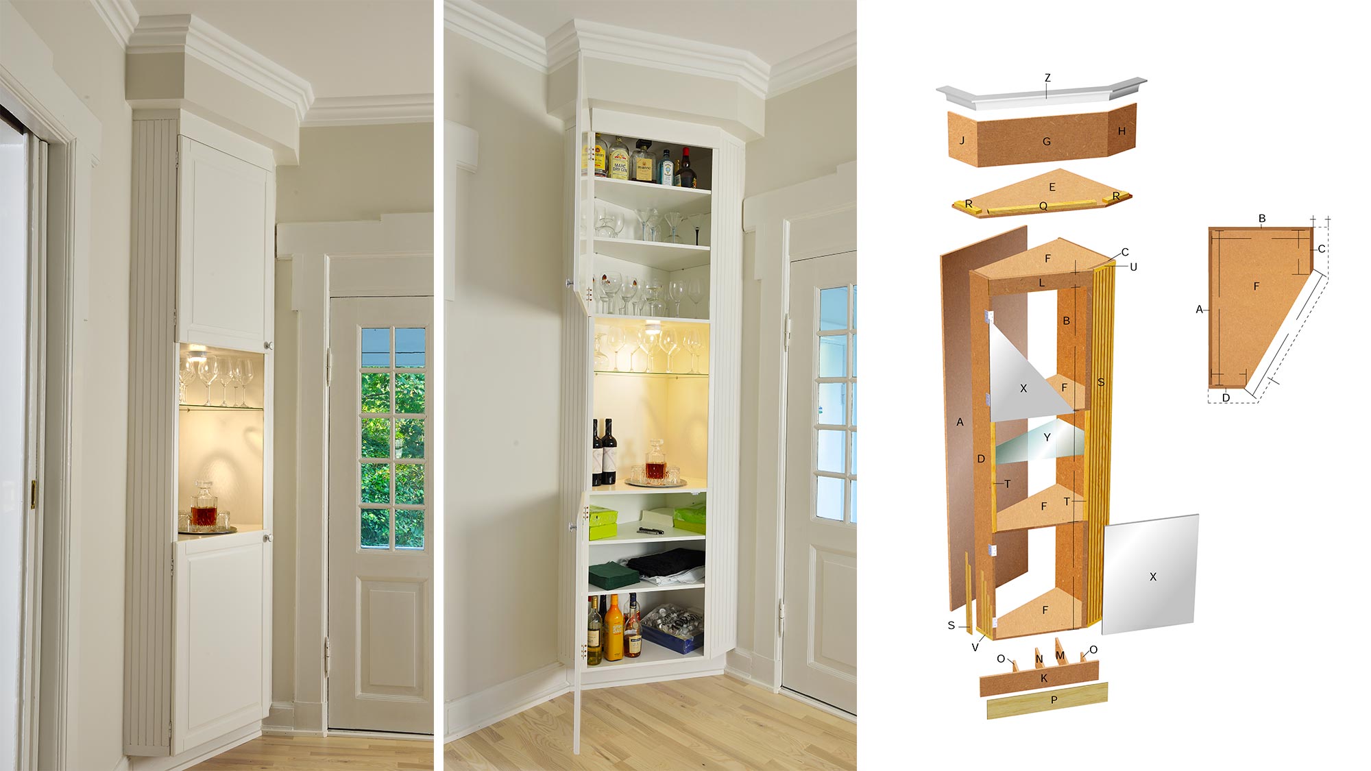 Angoliera fai da te | Costruzione passo passo - Mobili per l'ingresso