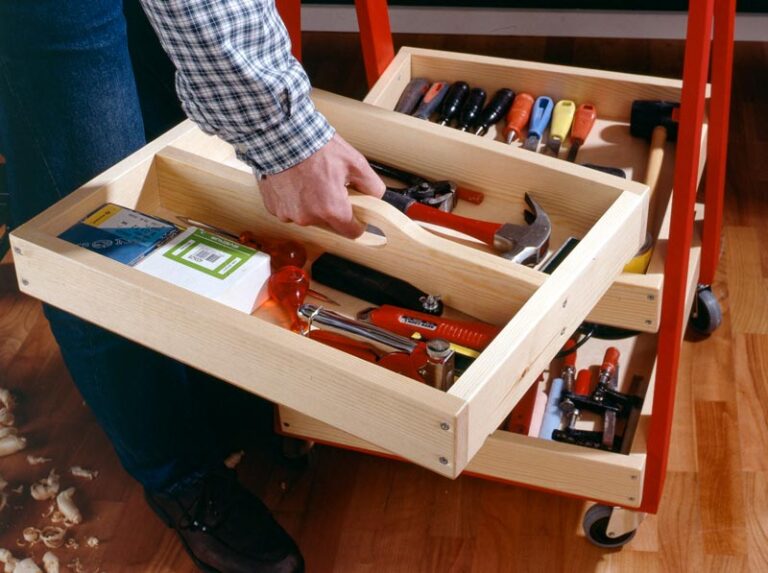 Carrello porta attrezzi fai da te stabile e capiente | Bricoportale